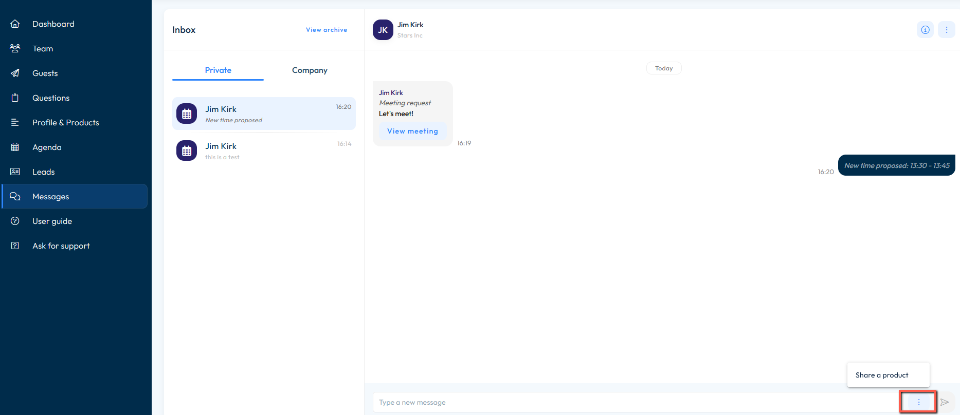 Meetings & Messaging – Visit Connect Knowledgebase