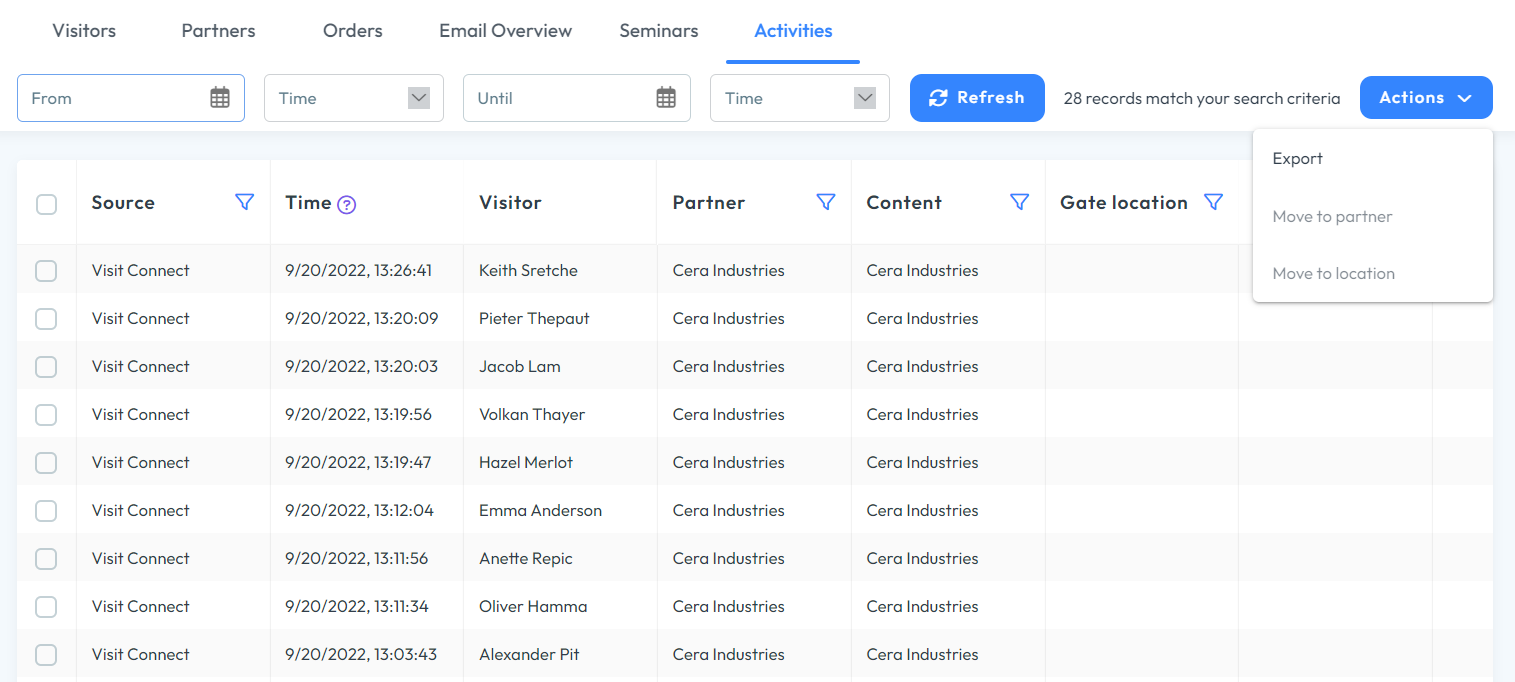 Activities – Visit Create Knowledgebase