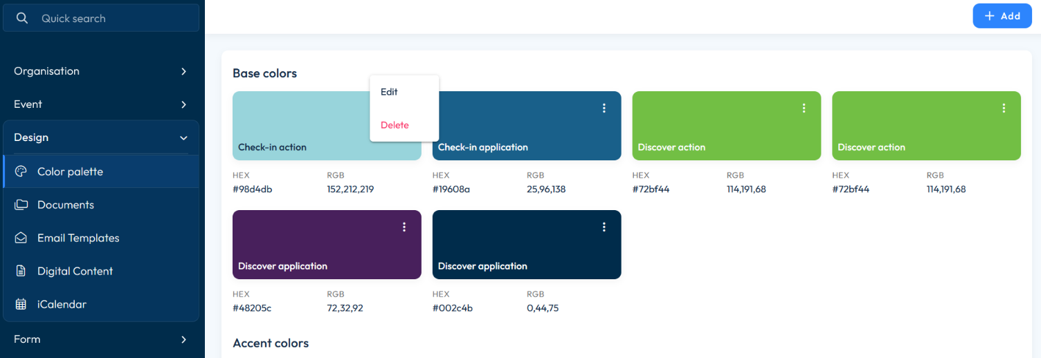 Color palette – Visit Create Knowledgebase