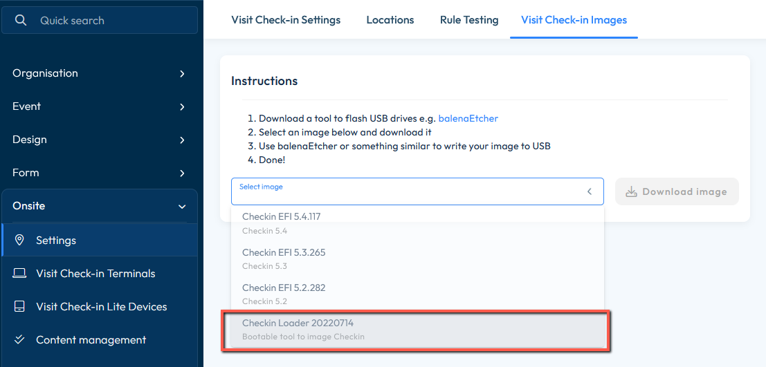 Using Check-in on laptops – Visit Create Knowledgebase