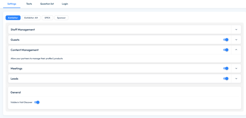 Event Setup Visit Create Knowledgebase