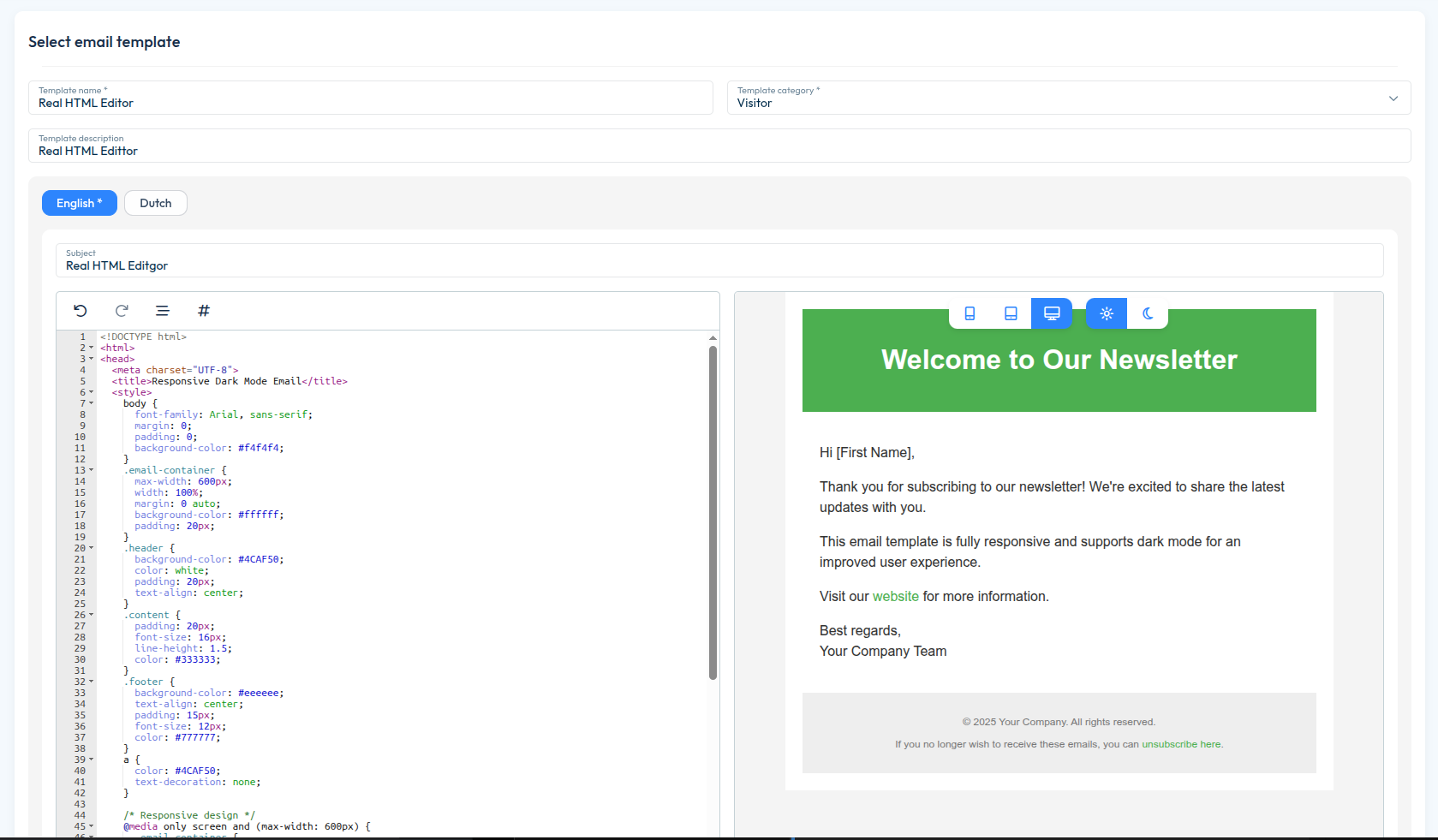 Email Templates – Visit Create Knowledgebase